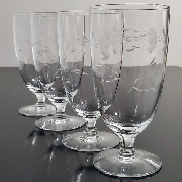 Princess House | Dining | 4 Princess House Heritage 6 Crystal Iced Tea ...